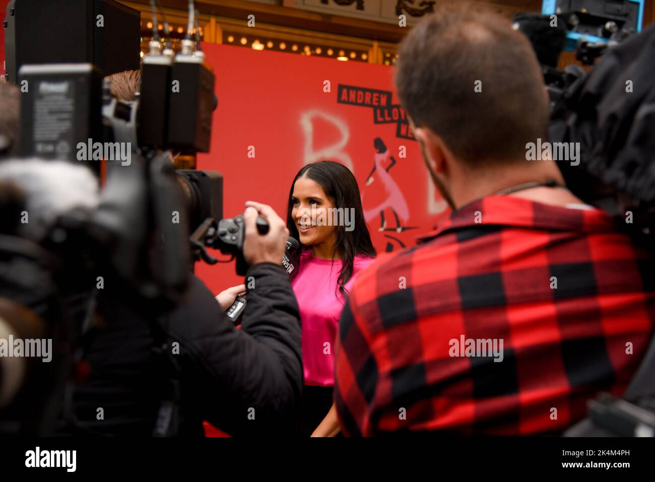 New York, NY on October 3, 2022. Linedy Genao attends a press event to ...