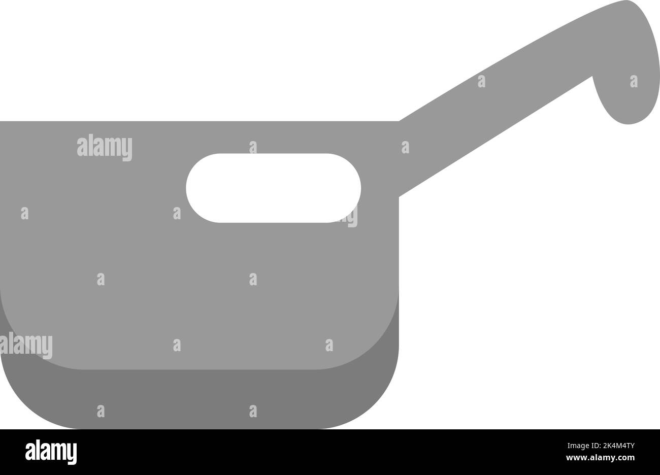 Cooking saucepan, illustration, vector on a white background Stock ...