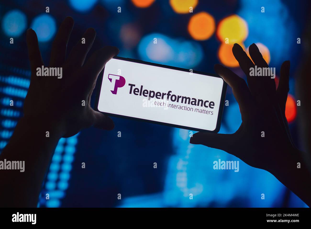 Brazil. 03rd Oct, 2022. In this photo illustration, the Teleperformance ...