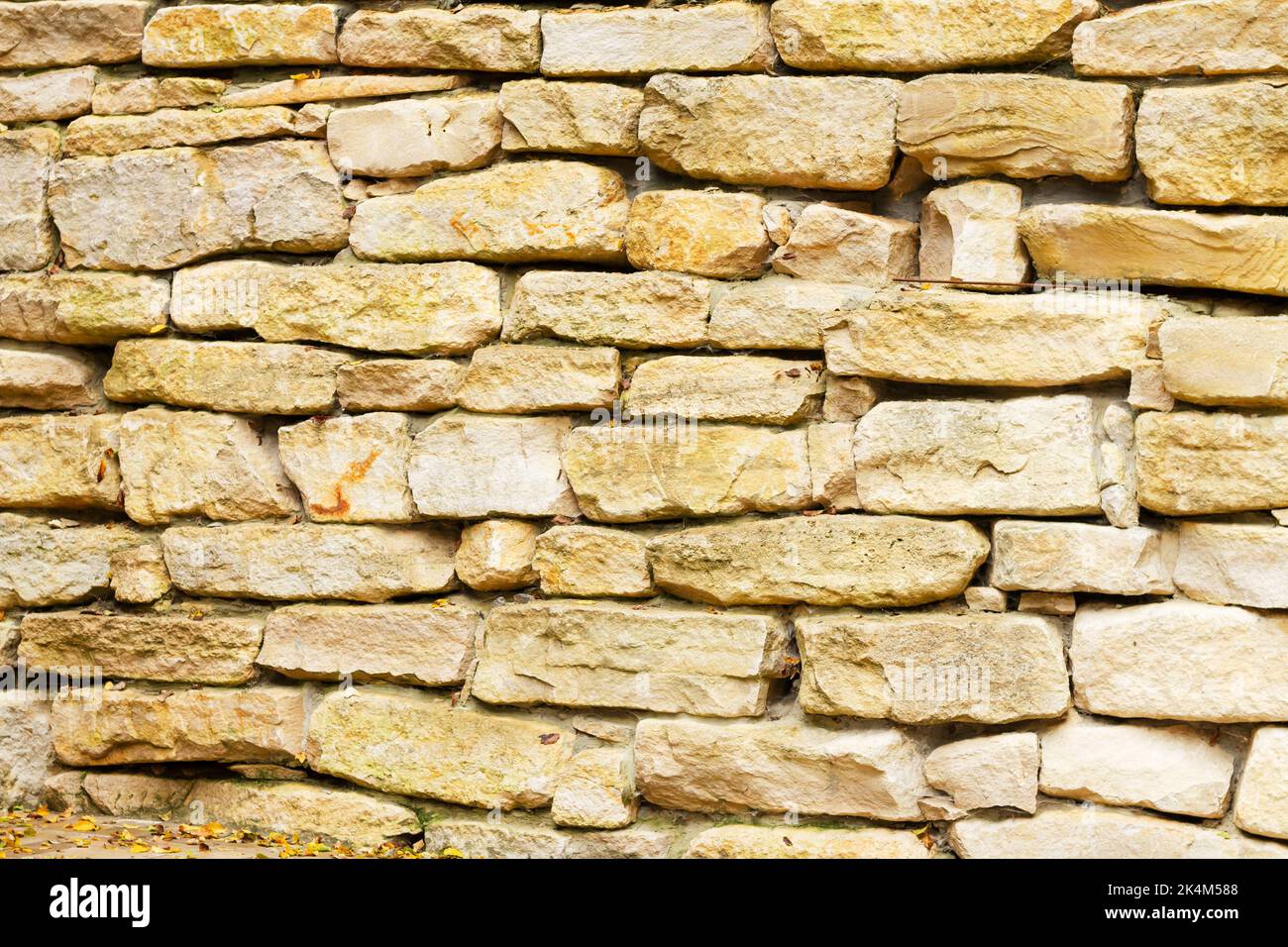 Ancient natural stone wall background Stock Photo - Alamy