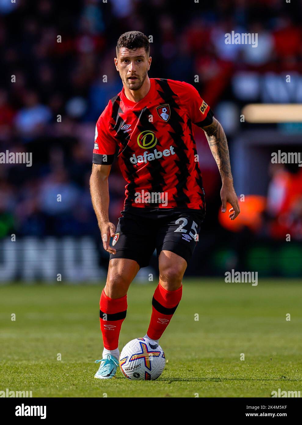 Bournemouth's Marcos Senesi in action during the Premier League match ...