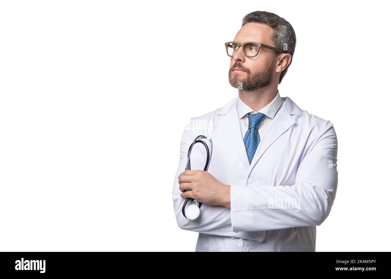 medical doctor of cardiology, copy space background. cardiology doctor ...