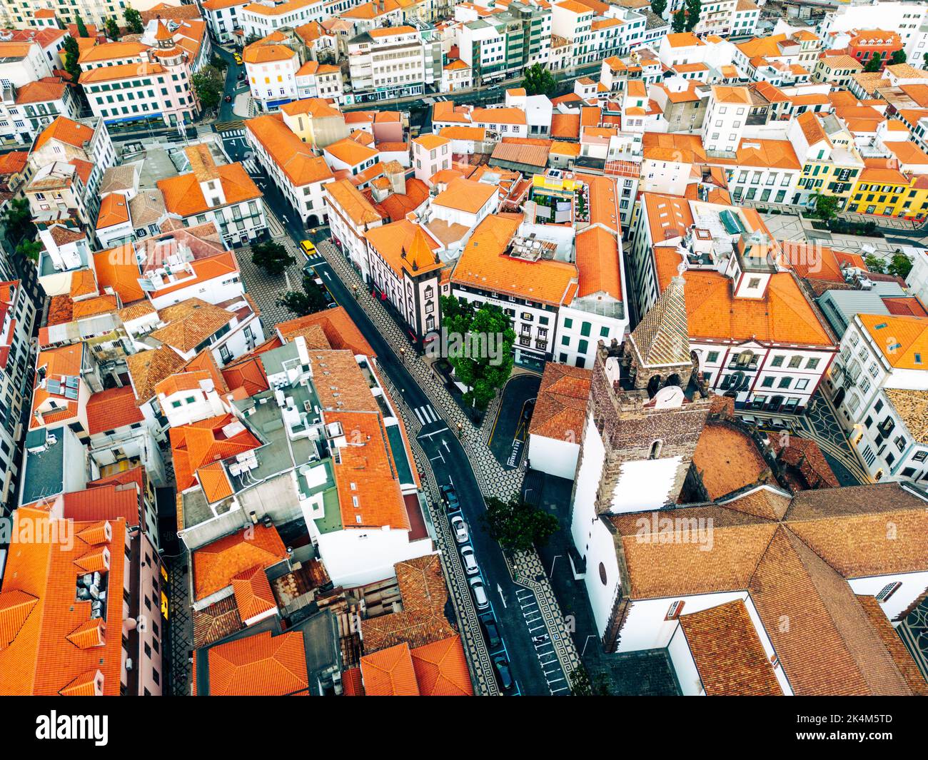 Funchal Aerial View. Funchal is the Capital and Largest City of Madeira ...