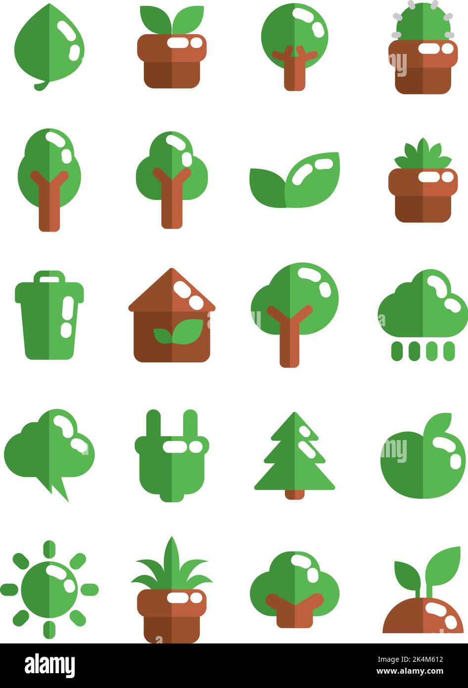 Ecological enviroment, illustration, vector on a white background Stock ...