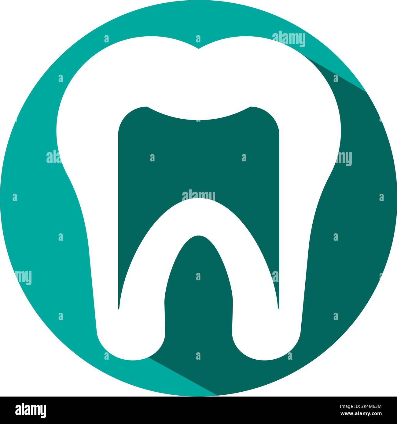 Tooth root, illustration, vector on a white background Stock Vector ...