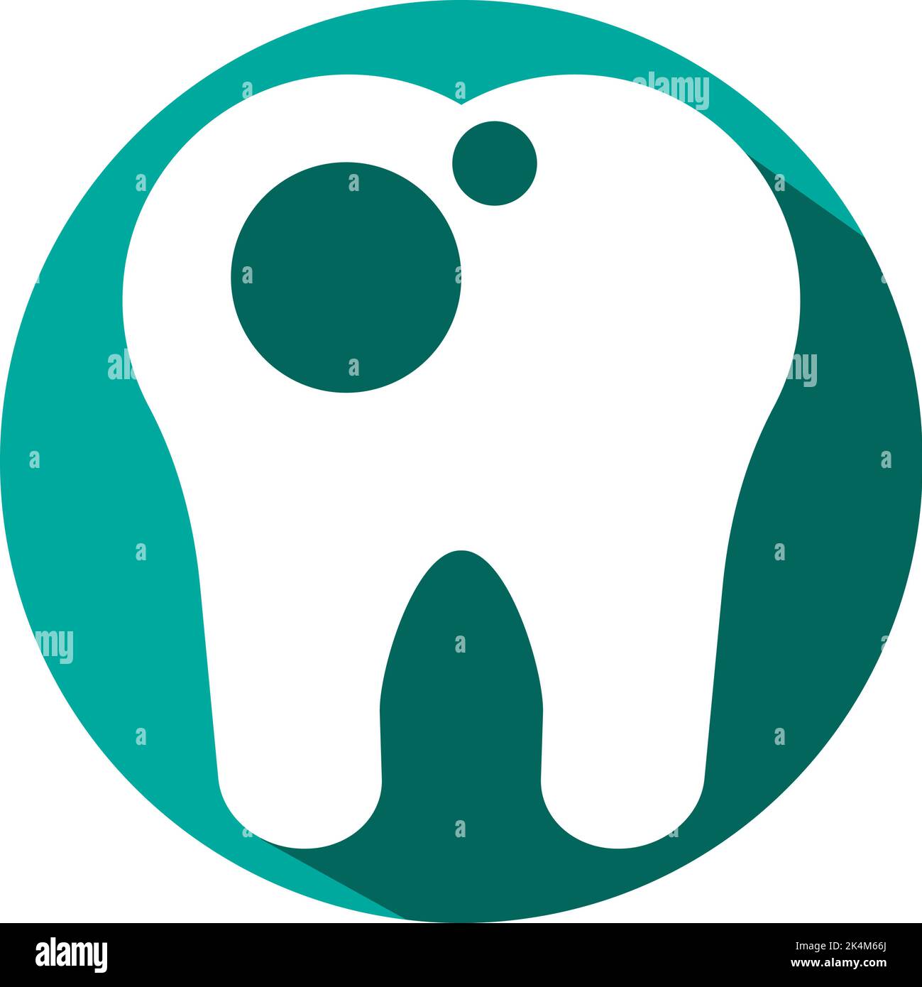 Tooth caries, illustration, vector on a white background Stock Vector ...