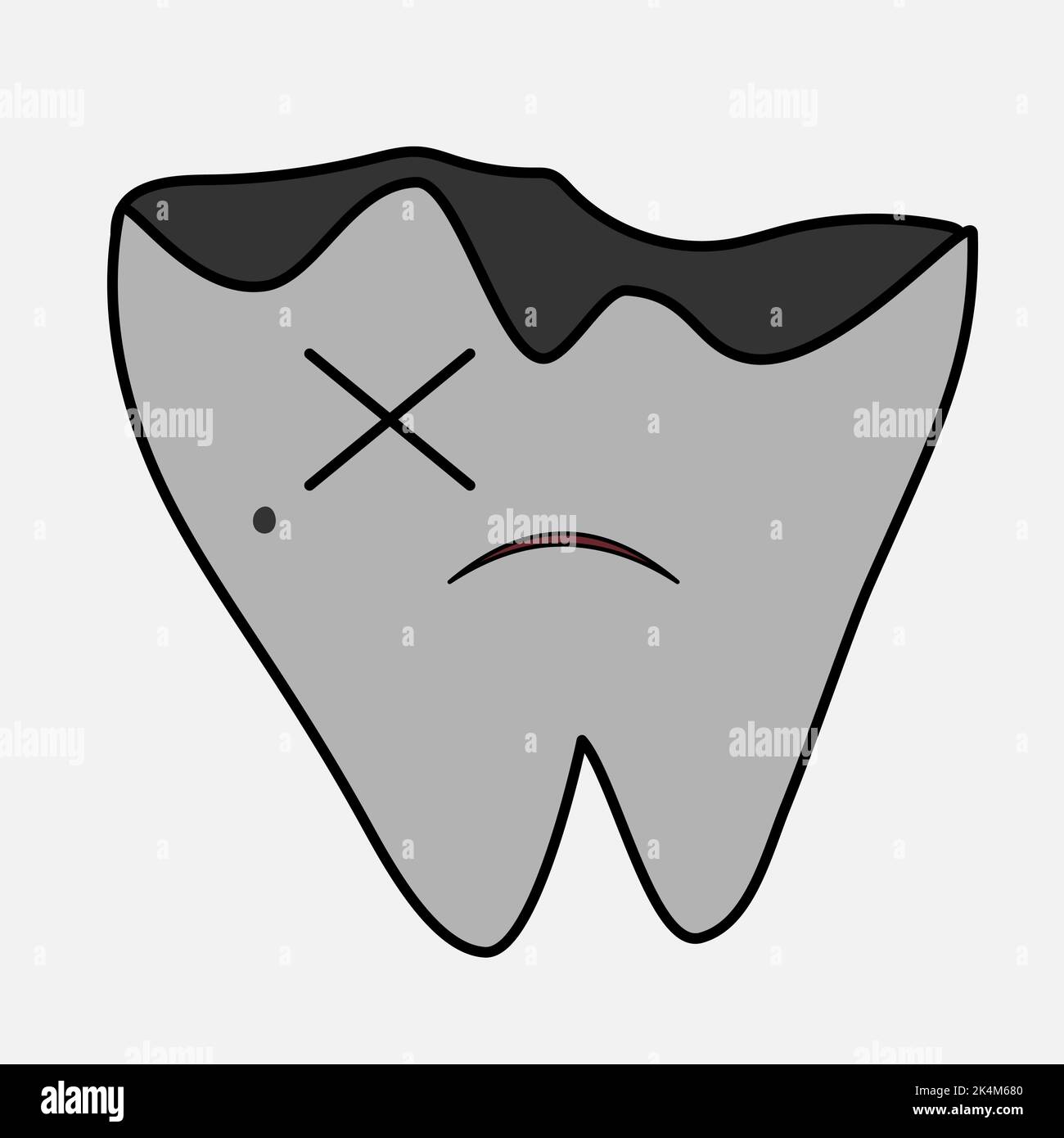 Tooth. The last stage of pulpitis. Treatment Stock Photo - Alamy