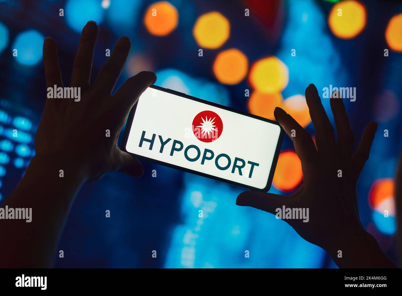 Brazil. 03rd Oct, 2022. In this photo illustration, the Hypoport logo ...