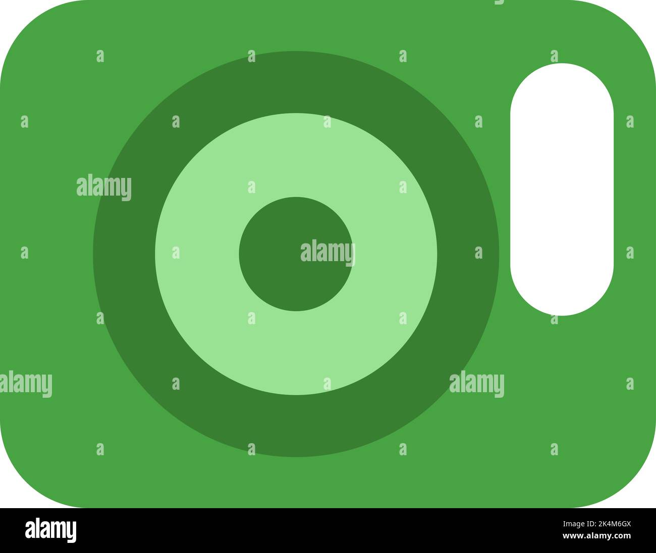 Electronic camera, illustration, vector on a white background Stock ...