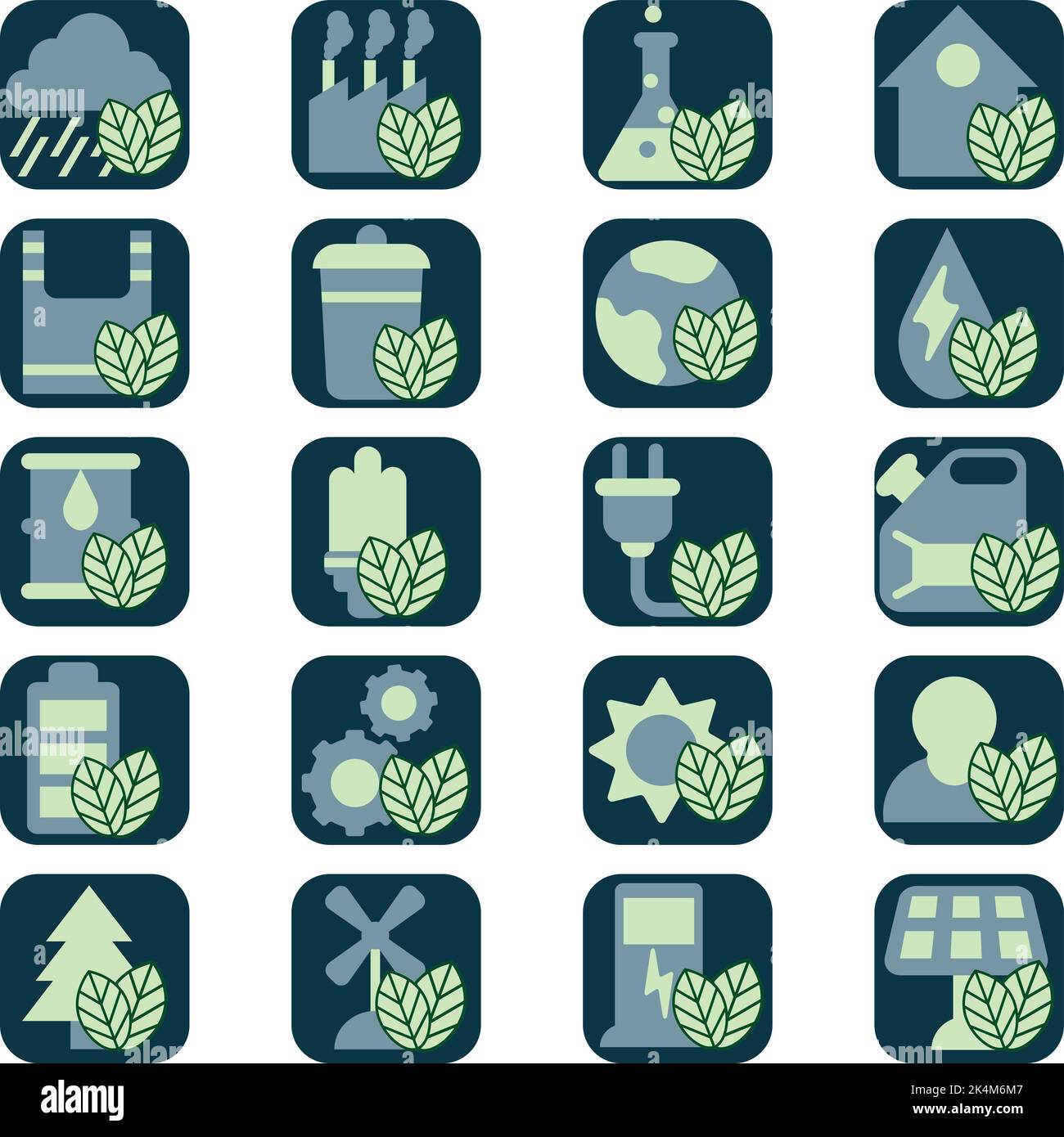 Enviroment and ecology, illustration, vector on a white background ...