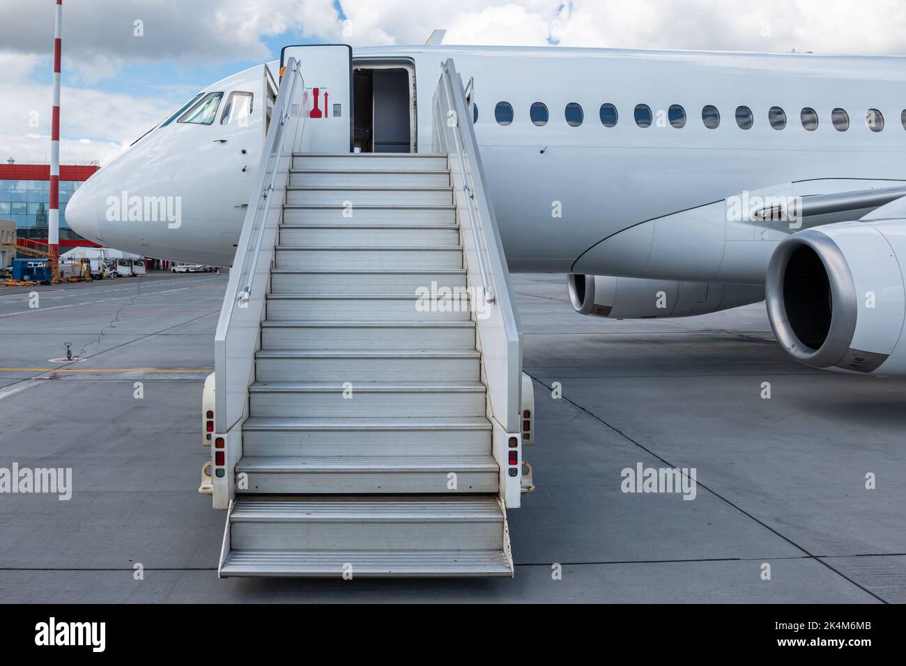 Aircraft boarding steps aircraft passenger steps hi-res stock ...