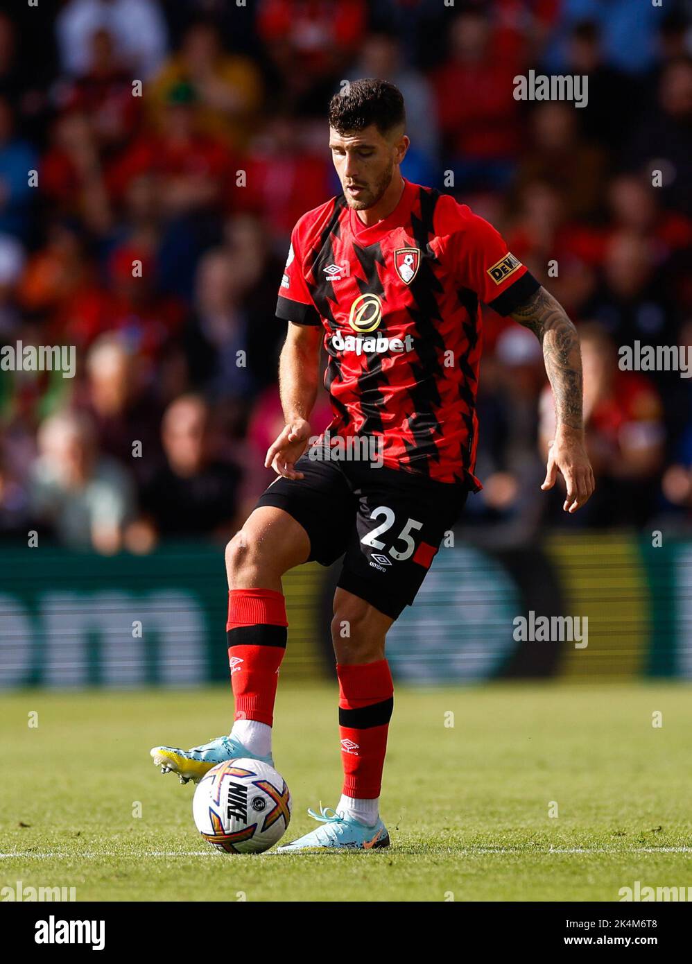Bournemouth's Marcos Senesi in action during the Premier League match ...
