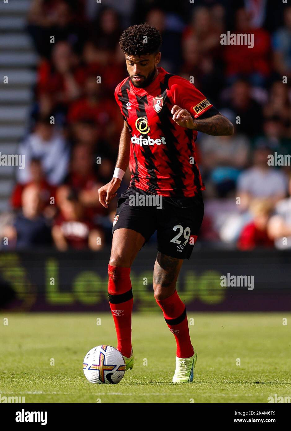 Bournemouth's Philip Billing in action during the Premier League match ...
