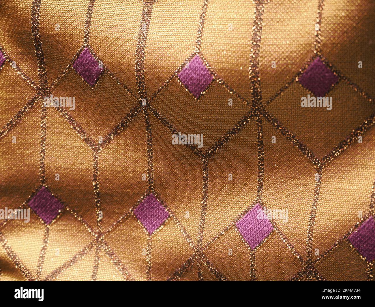 medieval fabric texture pattern detail close up Stock Photo - Alamy