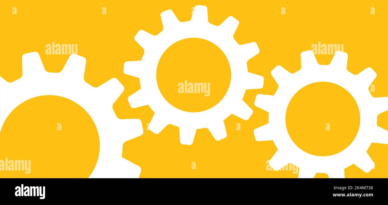 Cogwheels brain. Think big ideas. Gear mechanism settings tools ...