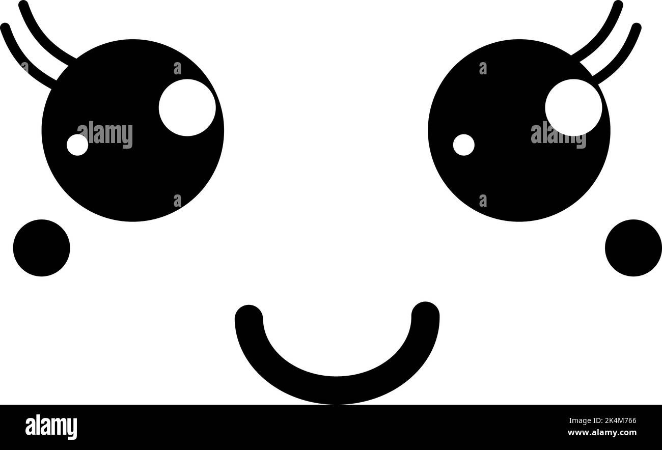 Good mood emoji, illustration, vector on a white background Stock ...