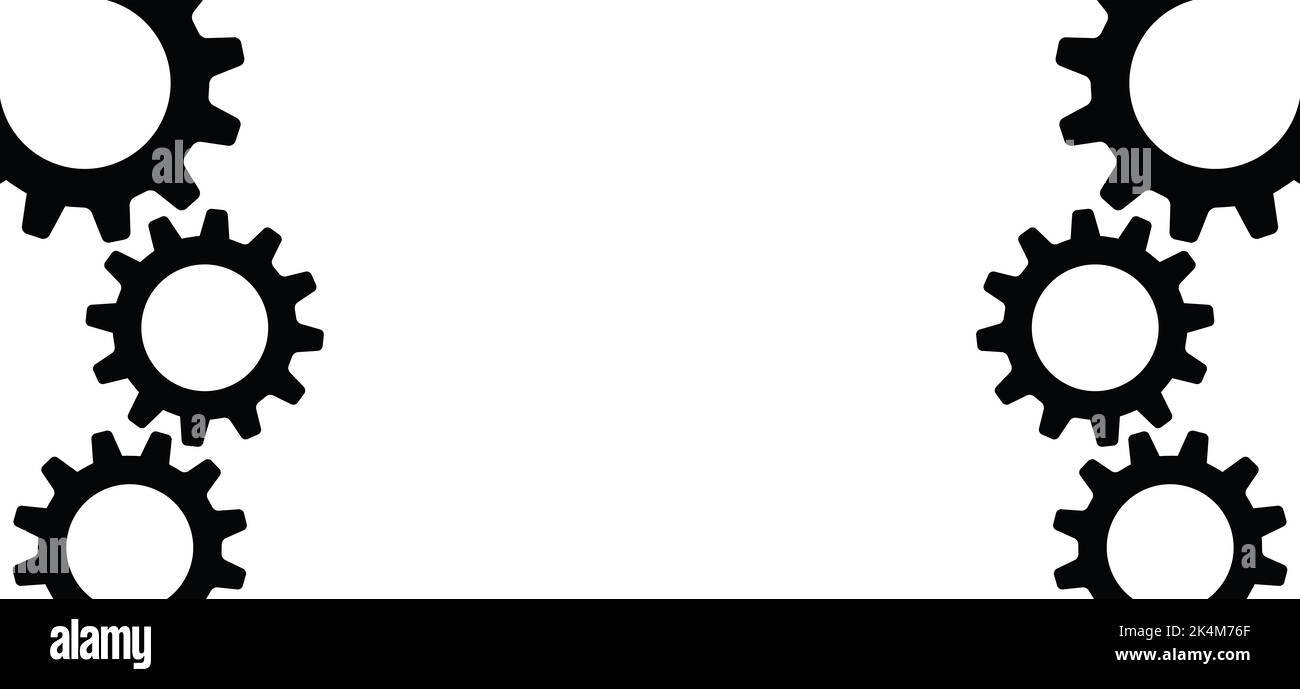 Cogwheels brain. Think big ideas. Gear mechanism settings tools ...
