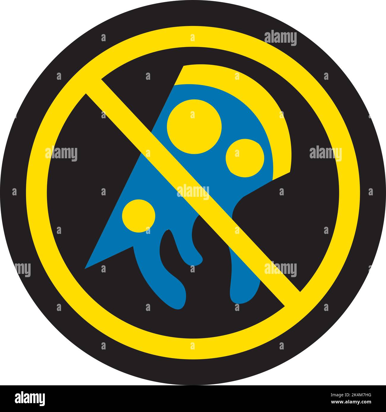 Forbidden food, illustration, vector on a white background Stock Vector ...