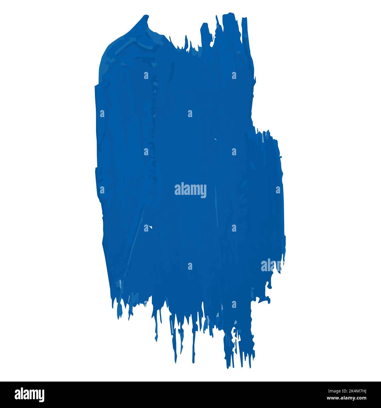 Blue brush stroke acrylic paint texture design vector. Art design for ...