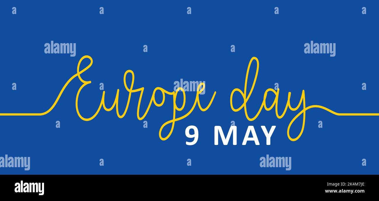 Slogan Europa day. European Union. Europe Day (May 9) is the annual ...