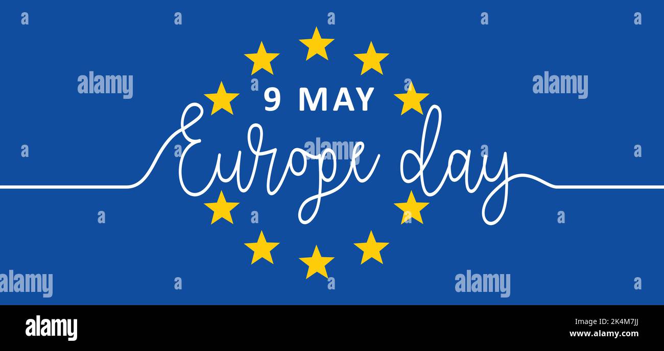 Slogan Europa day. European Union. Europe Day (May 9) is the annual ...