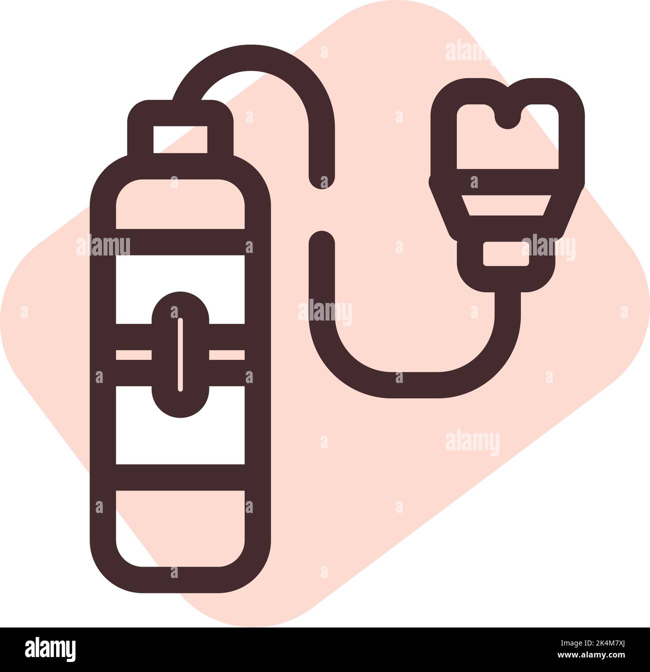 Oxygen Provider Illustration Vector On A White Background Stock