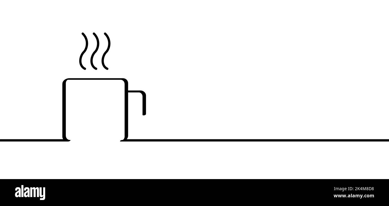 Thea or coffee mug. Motivation and inspiration concept. Flat vector hot ...