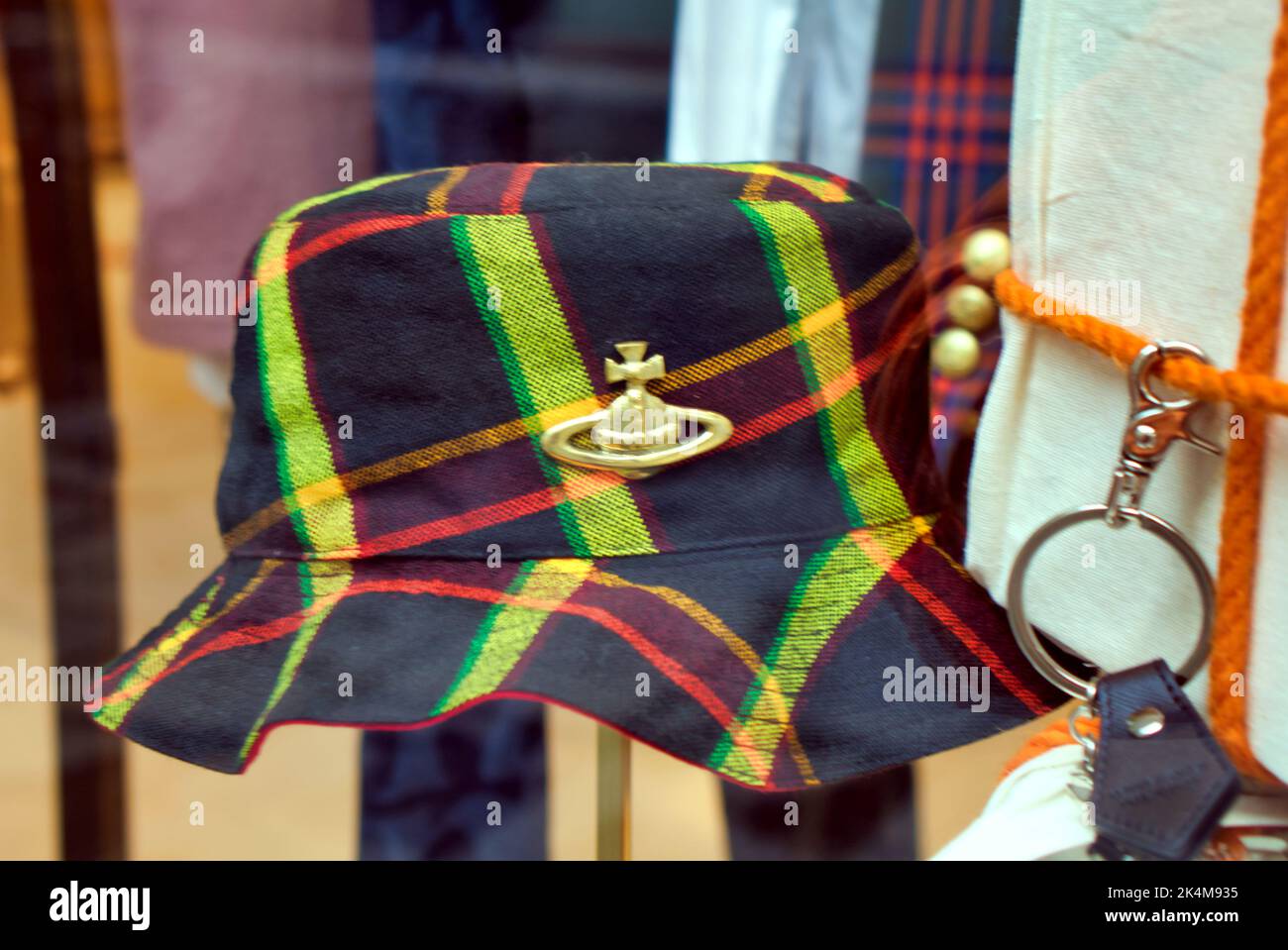 Vivienne Westwood designs iconic fashion Glasgow, Scotland, UK Stock ...