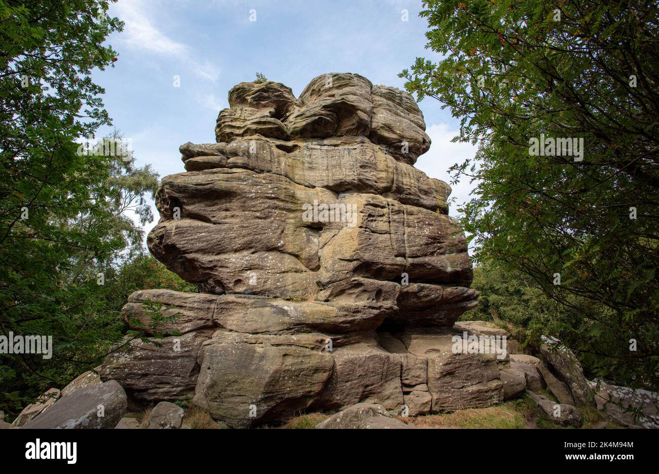 Brimham Rocks National trust Yorkshire Stock Photo - Alamy