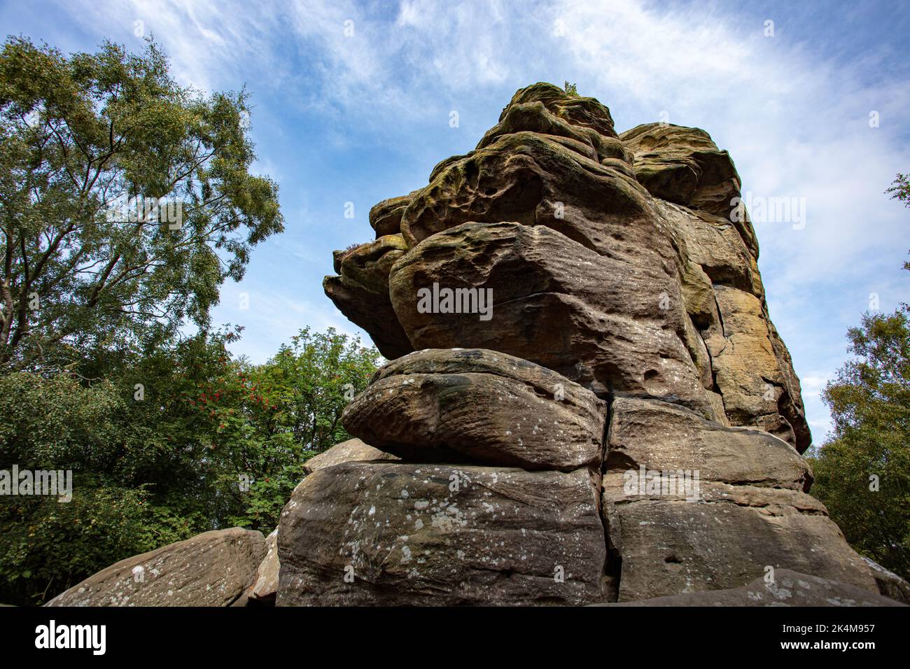 Brimham Rocks National trust Yorkshire Stock Photo - Alamy