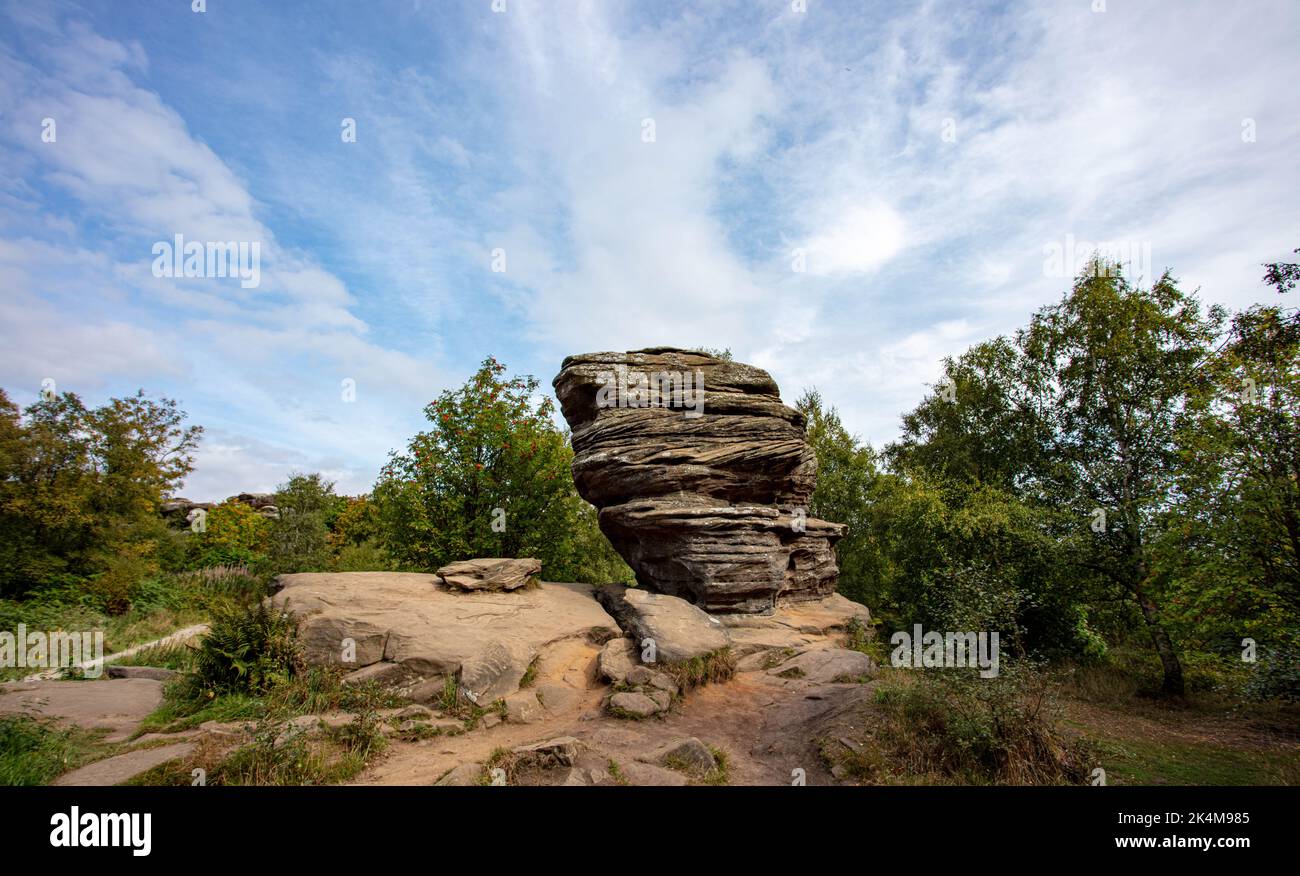 Brimham Rocks National trust Yorkshire Stock Photo - Alamy