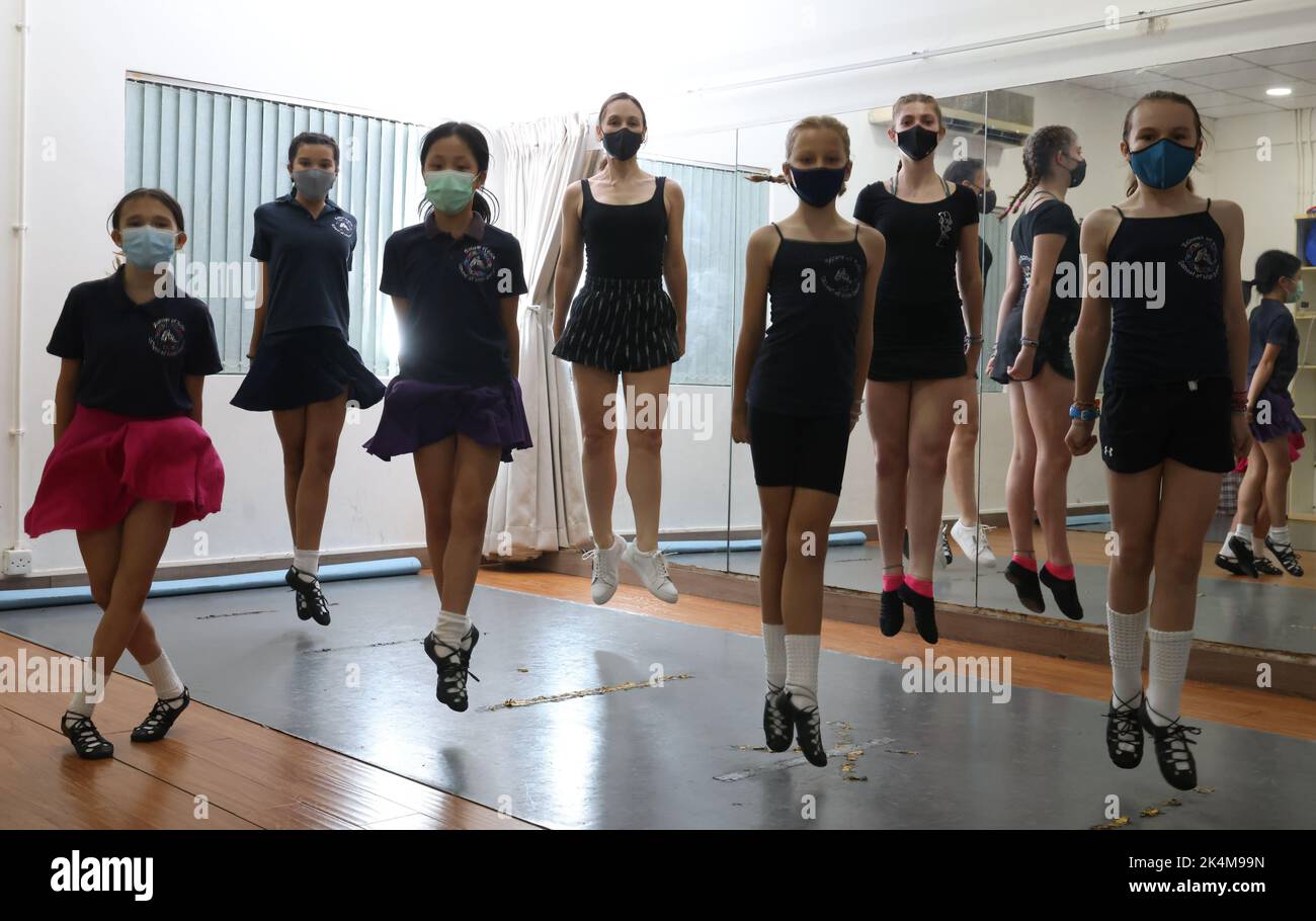 Irish dance class, Man Yee Wan Recreation Centre, Sai Kung. 23SEP22 ...