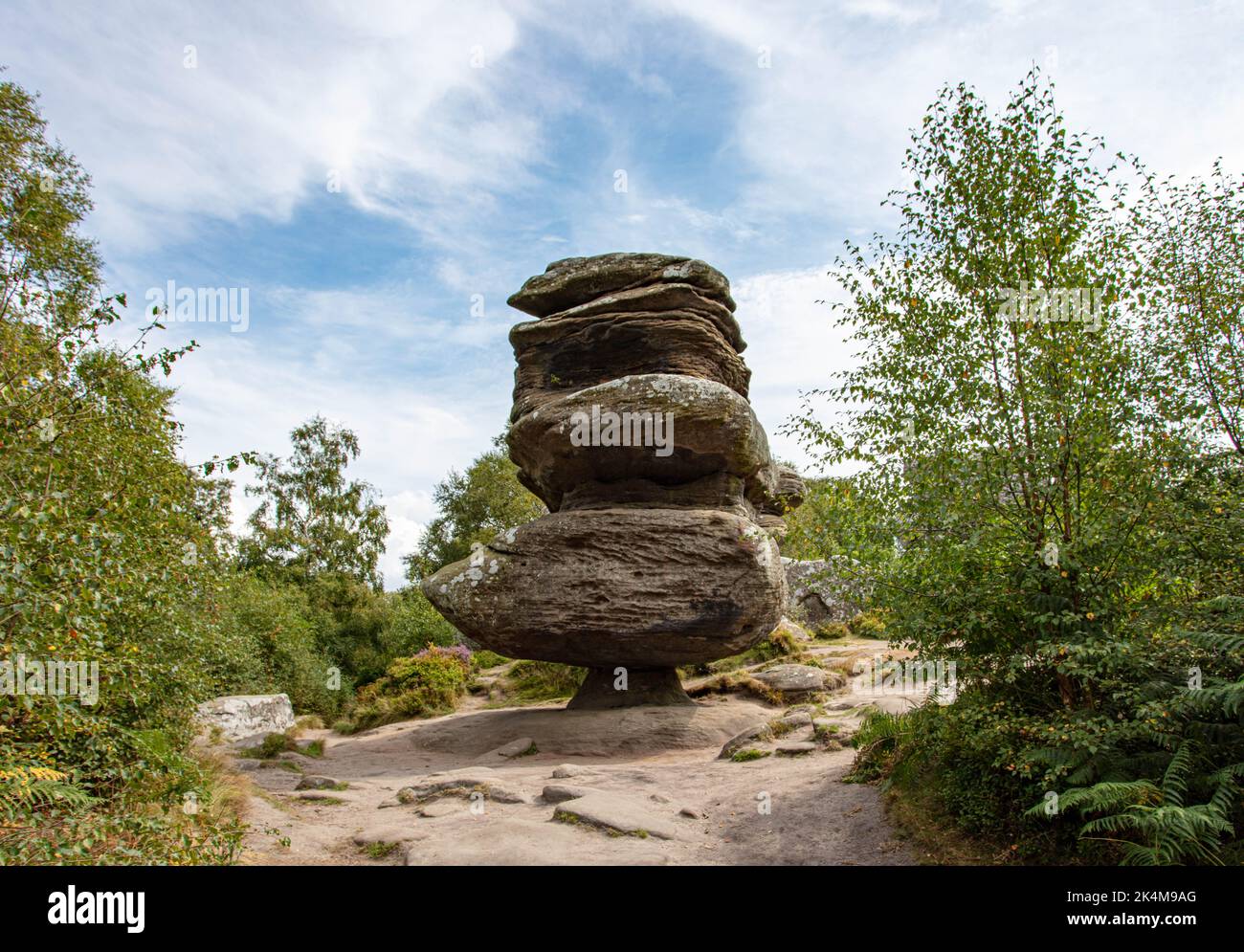 Brimham Rocks National trust Yorkshire Stock Photo - Alamy