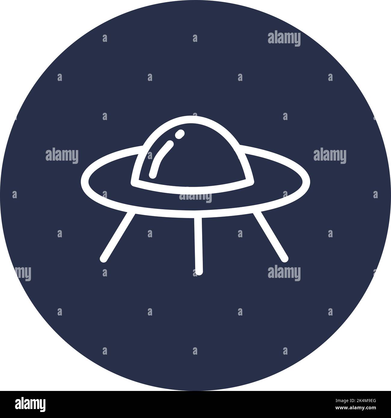 Space UFO, illustration, vector on a white background Stock Vector ...