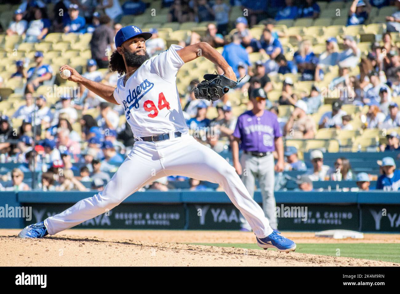 Los Angeles, US, 20/10/2022, Los Angeles Dodgers relief pitcher Andre ...