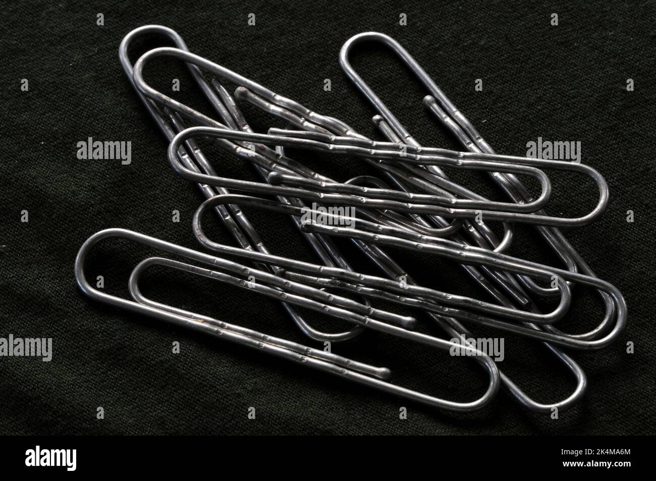 Large steel paper clips Stock Photo - Alamy