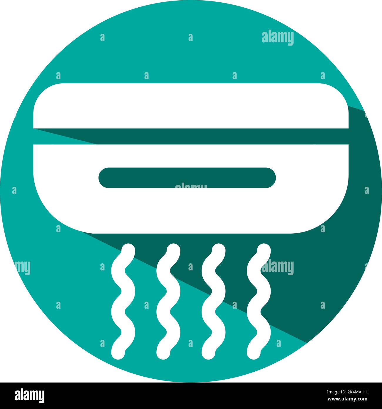 Air conditioning, illustration, vector on a white background Stock ...