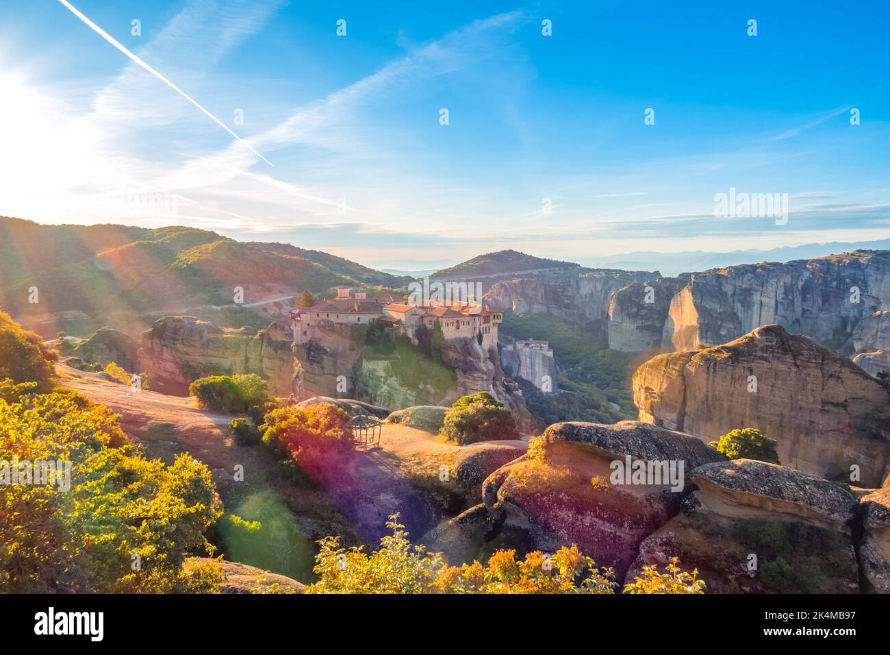 Sun rays over ancient building hi-res stock photography and images - Alamy
