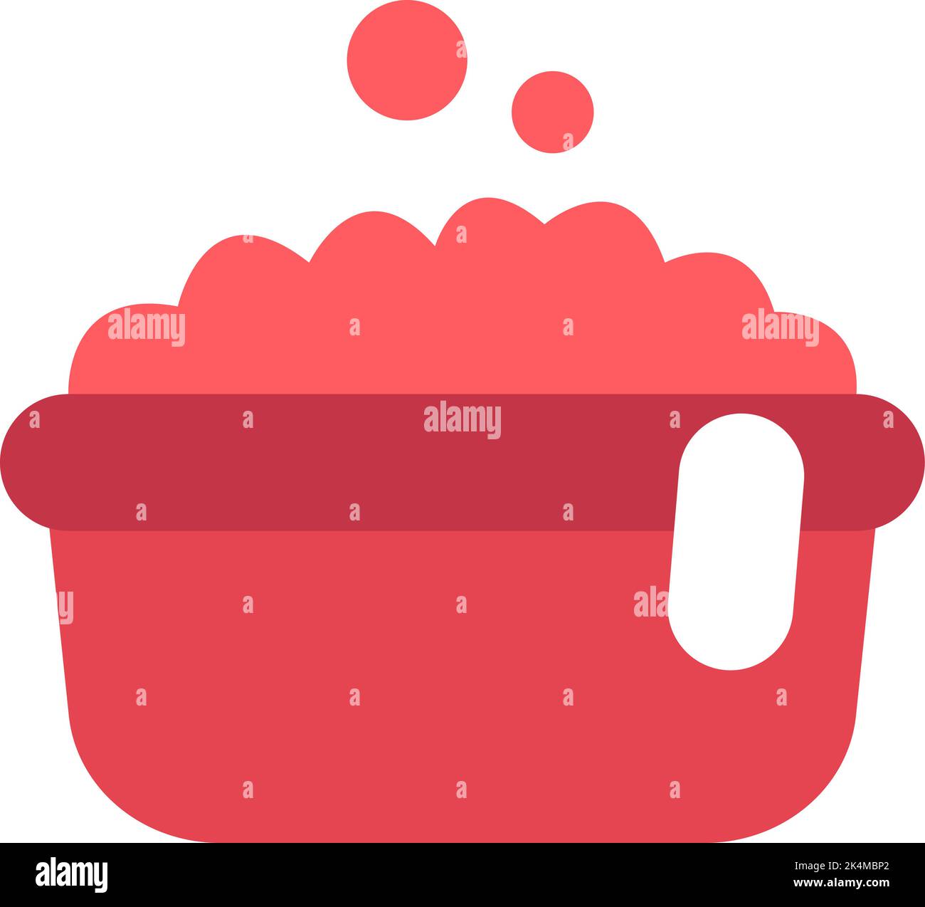 Bubble bath, illustration, vector on a white background Stock Vector ...