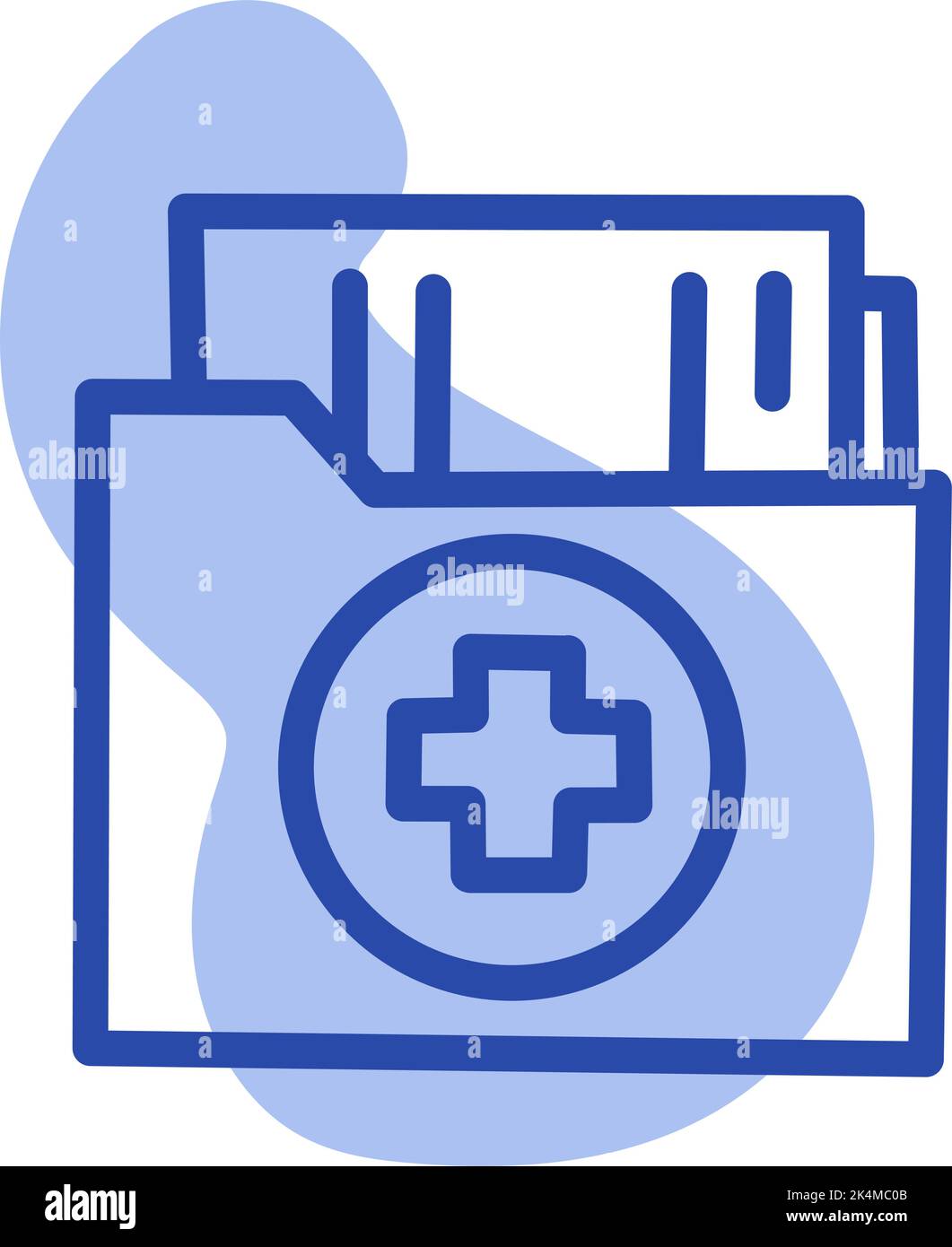 Medical paper, illustration, vector on a white background Stock Vector ...