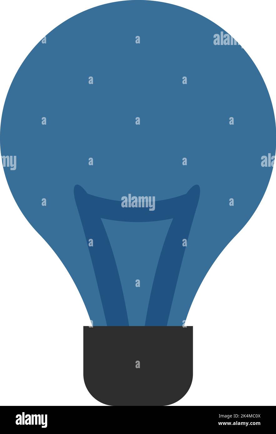 Industrial lightbulb, illustration, vector on a white background Stock ...