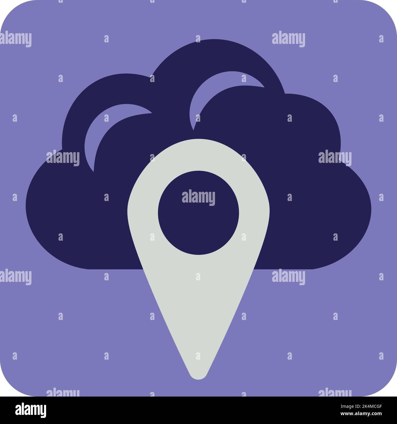 Map of red cloud hi-res stock photography and images - Alamy