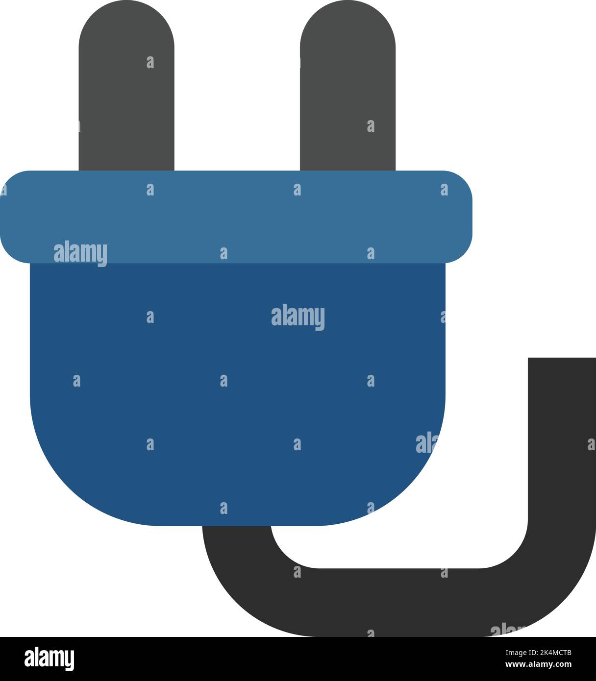 Plug line icon on Stock Vector Images - Alamy