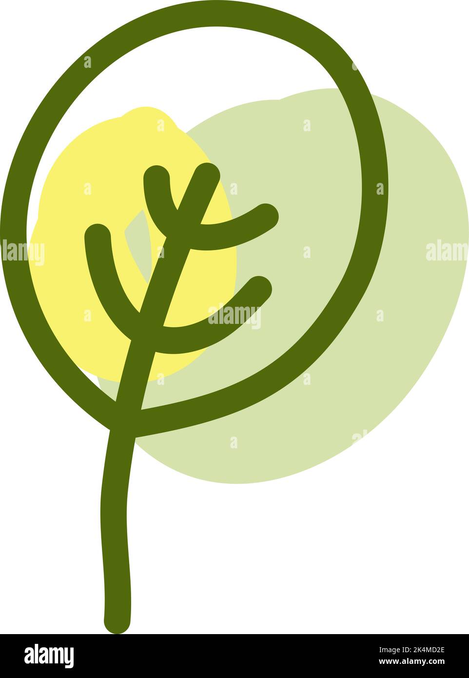 Leaf circle vector vectors Cut Out Stock Images & Pictures - Alamy