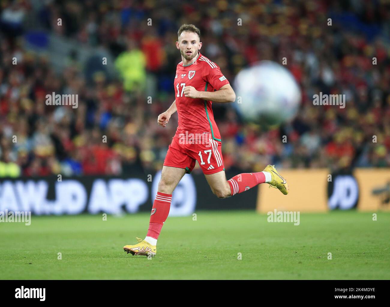Cardiff, United Kingdom. 25th September, 2022. Rhys Norrington-Davies ...