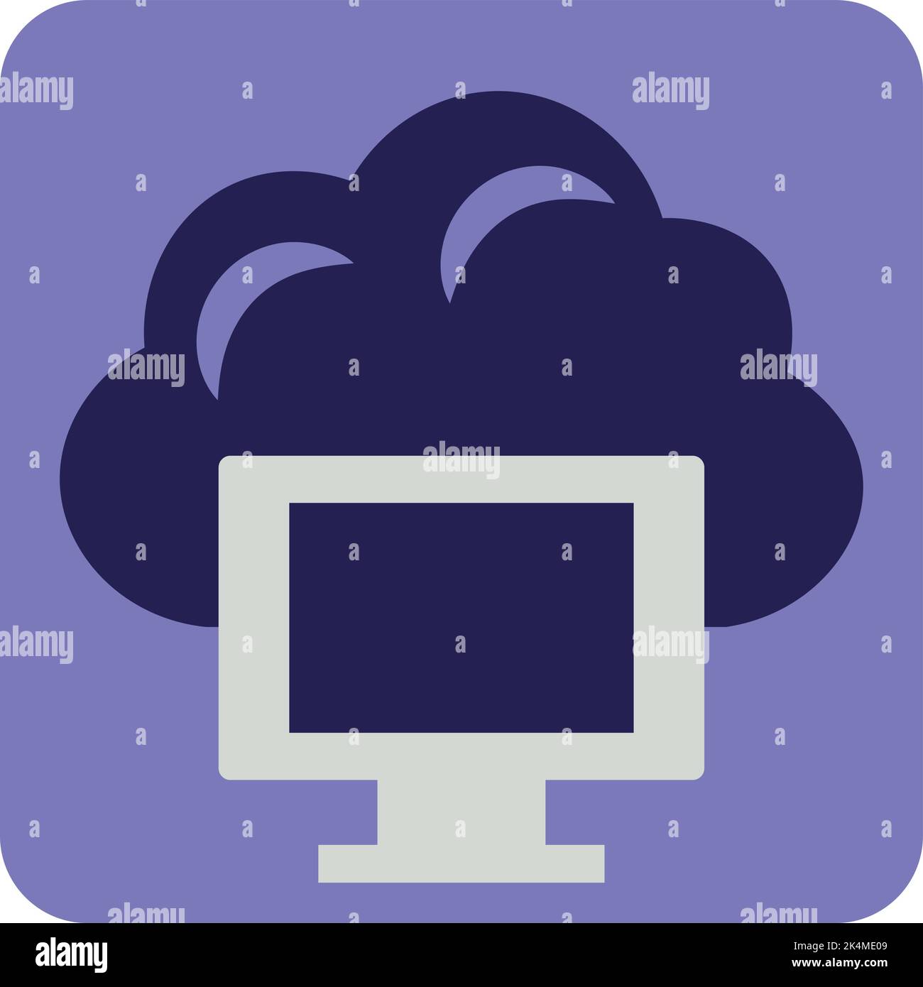 Upload cloud on computer hi-res stock photography and images - Alamy