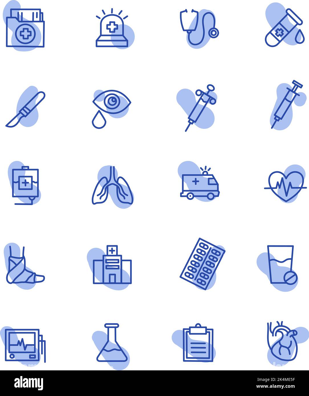 Medical care illustration Stock Vector Images - Alamy