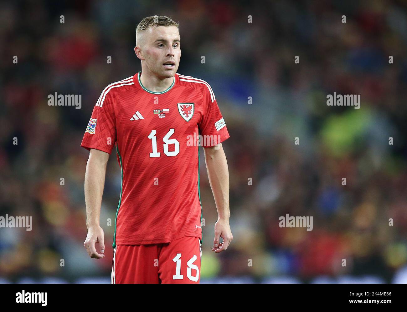 Cardiff, United Kingdom. 25th September, 2022. Joe Morrell of Wales ...