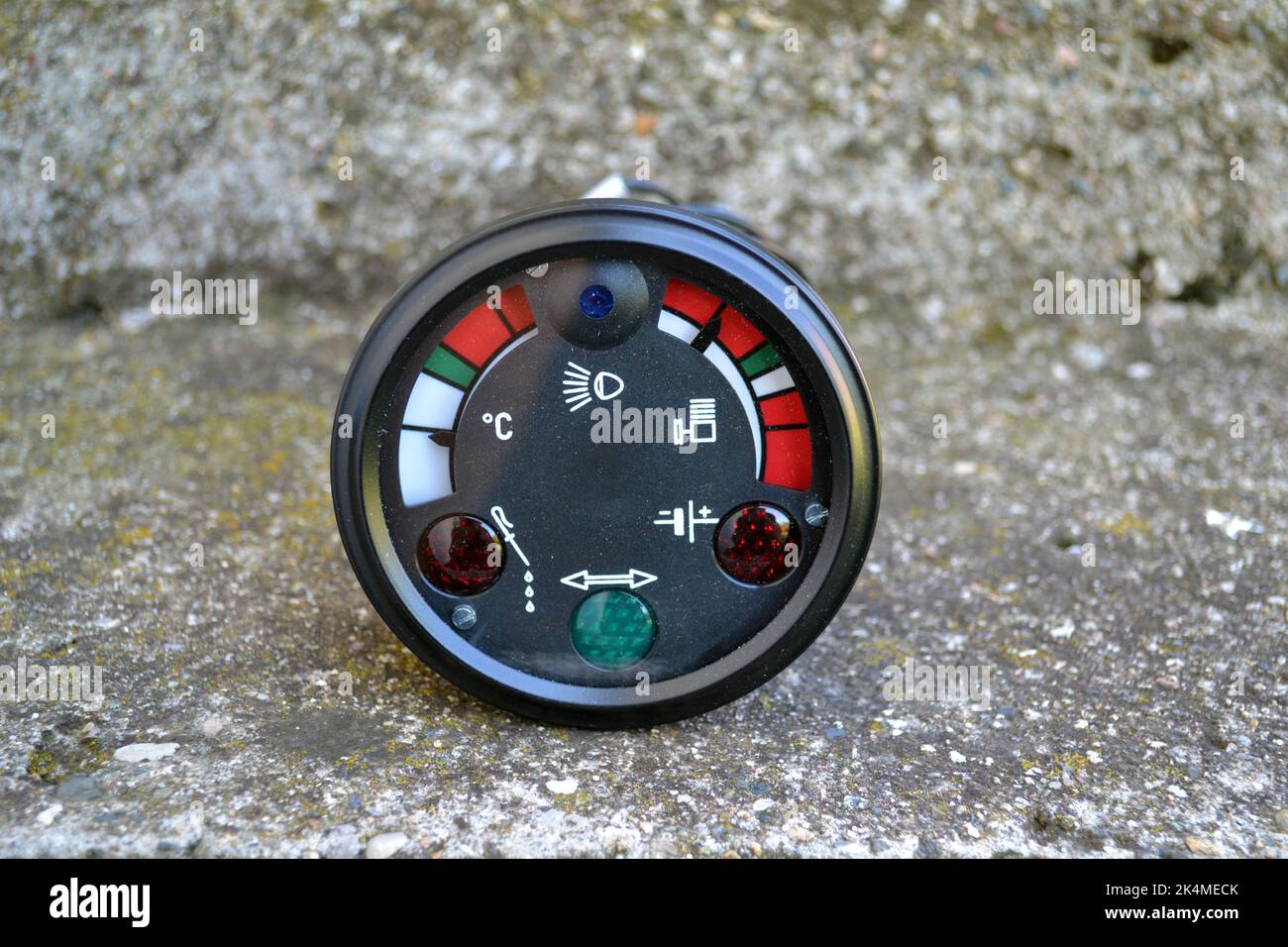 Gauge for tractors and other heavy machines Stock Photo - Alamy