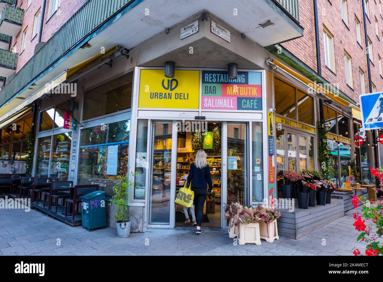 Urban Deli, Nytorget, SoFo, Södermalm, Stockholm, Sweden Stock Photo ...
